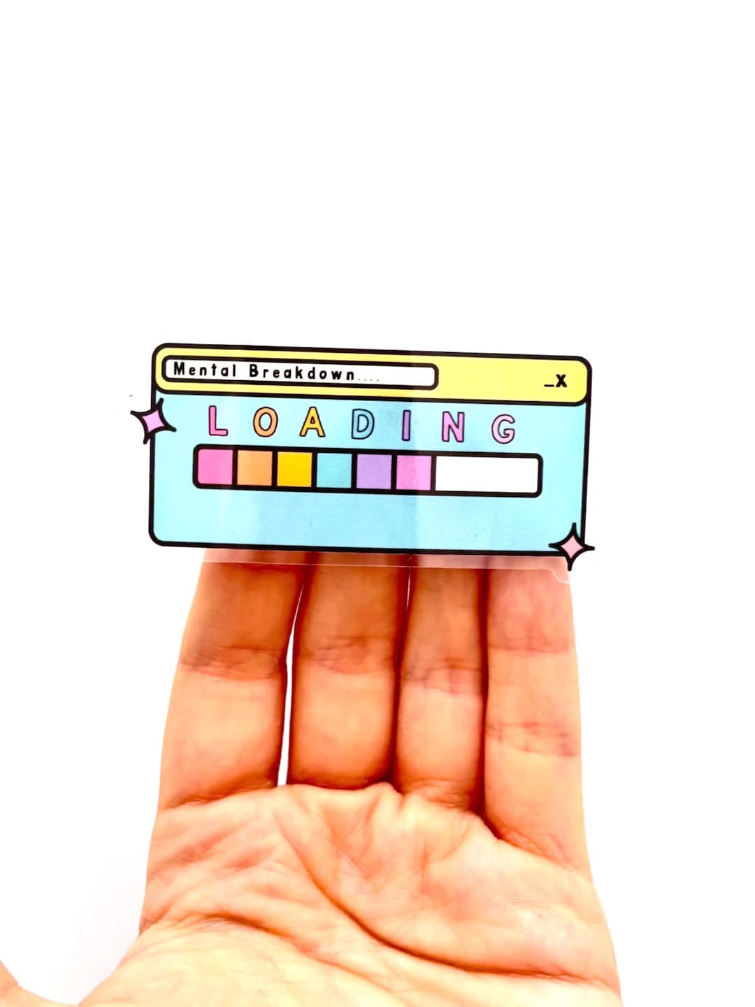 Mental Breakdown Loading Sticker Mental Breakdown Stickers Mental ...