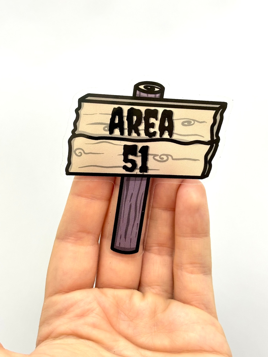 Area 51 Vinyl Sticker: Glossy Alien Space Decal - Etsy