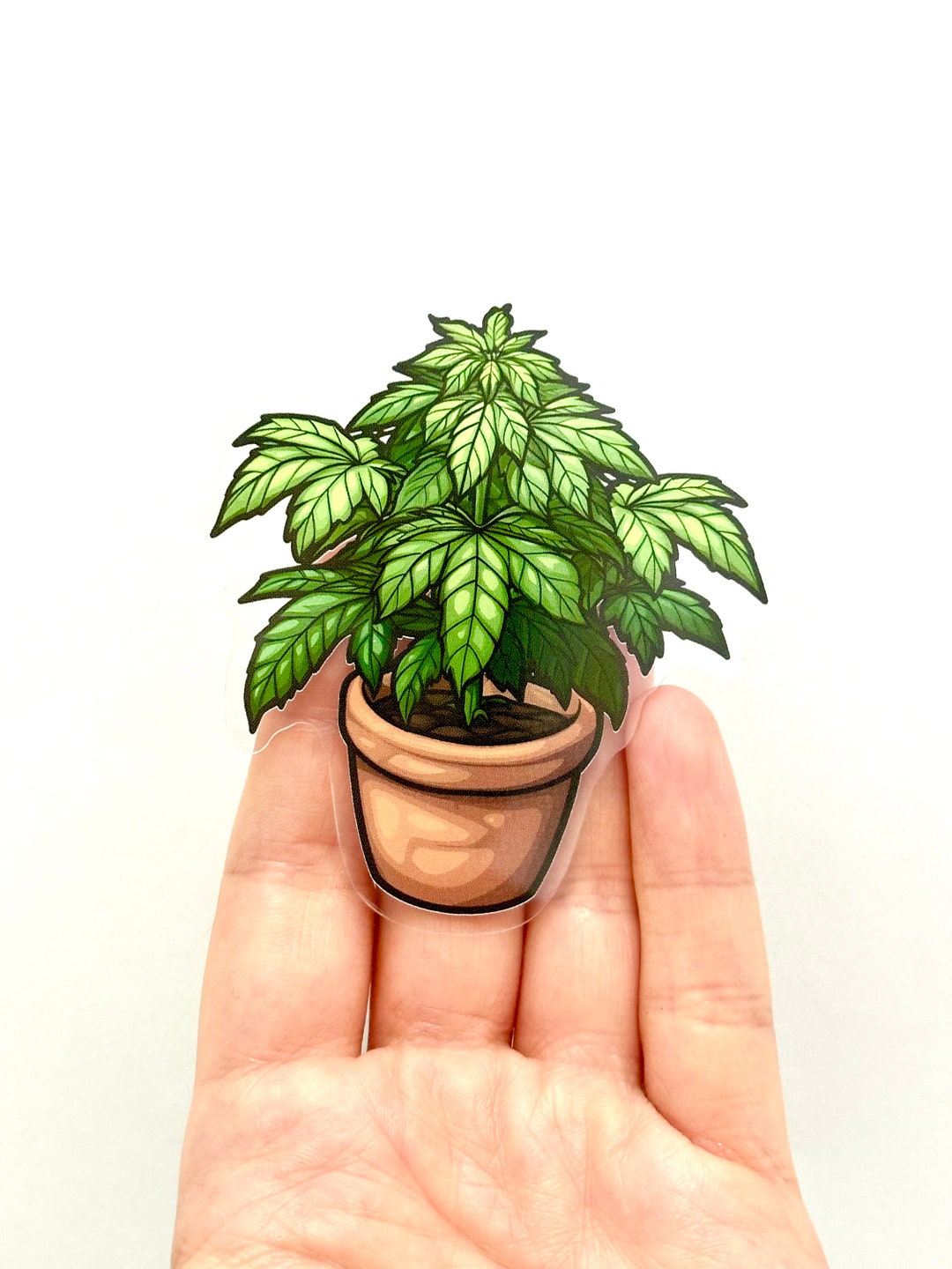 Marijuana Plant Stickers Weed Stickers Stoner Sticker Spliff Sticker ...