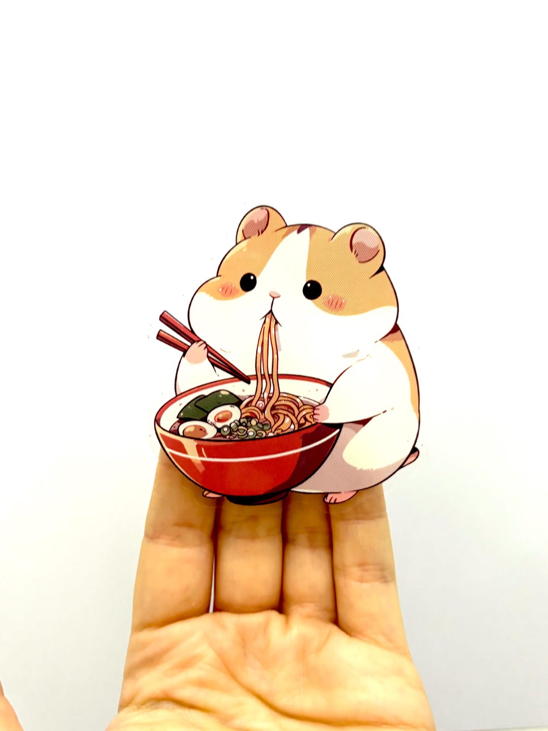 Hamster Sticker Cute Stickers Ramen Stickers Noodles Sticker Cute ...