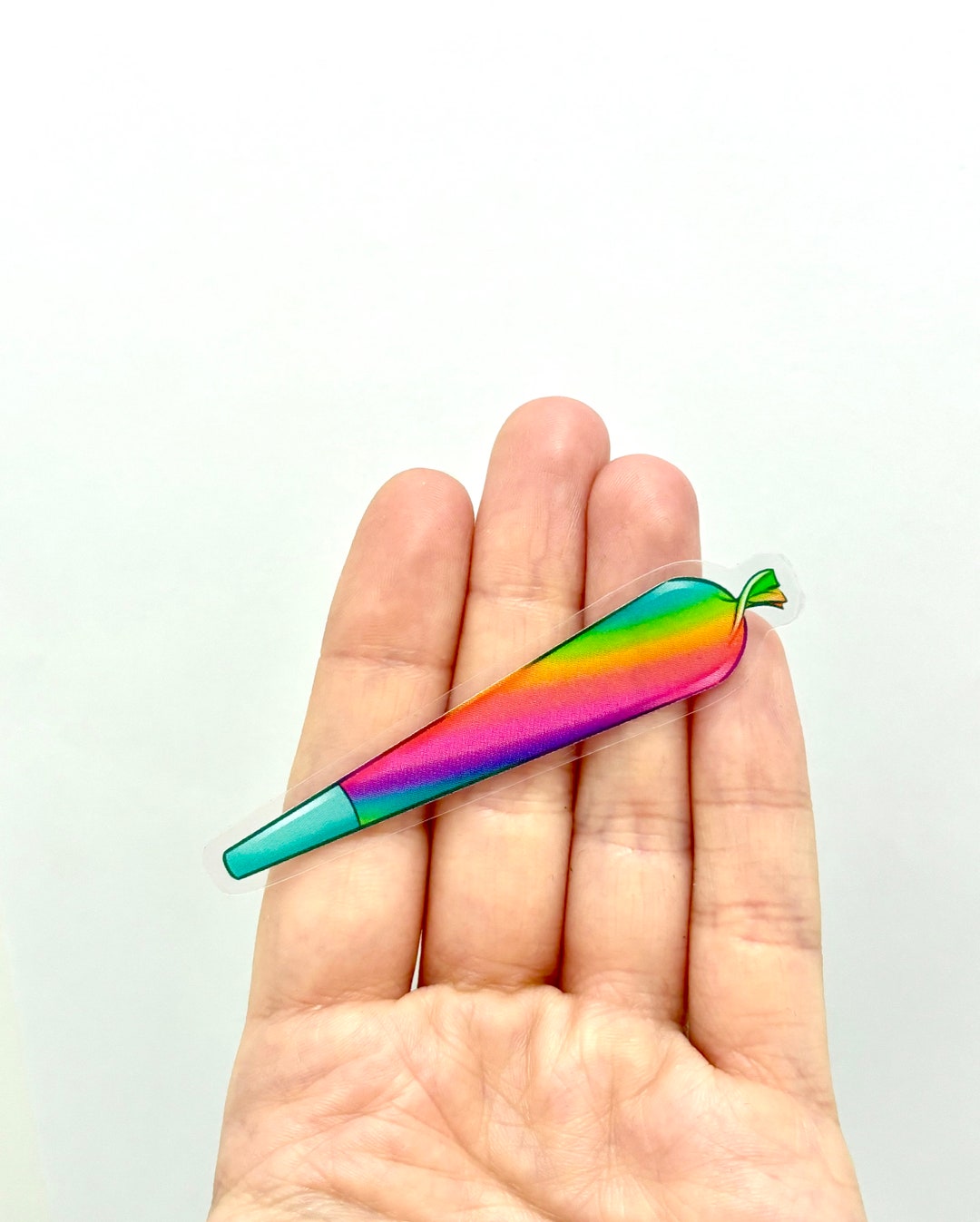 Rainbow Weed Joint Vinyl Stickers Weed Stickers Cannabis Stickers Joint ...