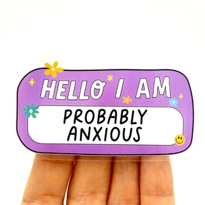 Mental Health Sticker Anxiety Stickers ADHD Sticker Autism Stickers - Etsy