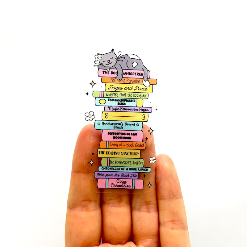 Library Sticker - Etsy
