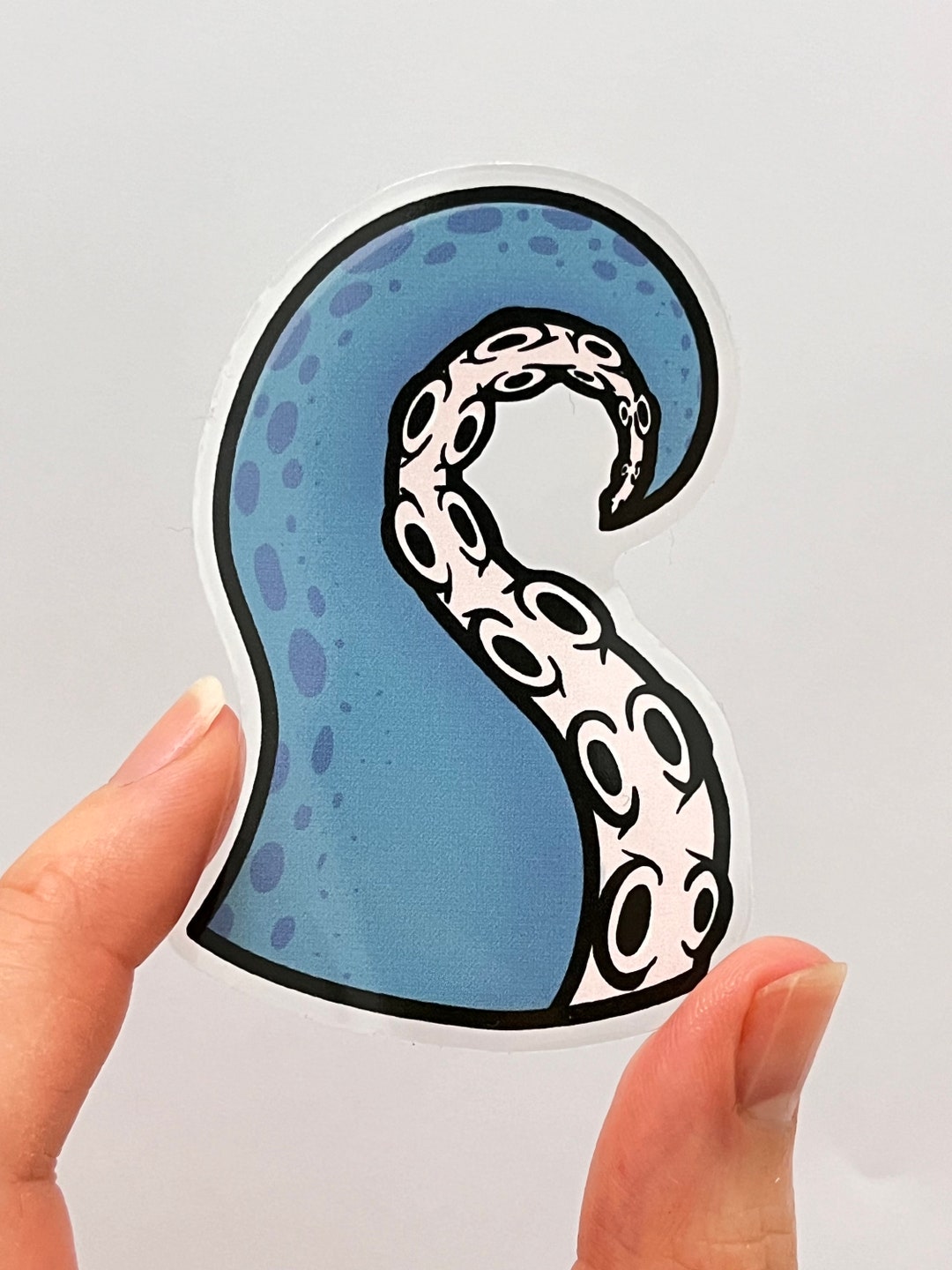 Tentacle Sticker Lilac Bow Stickers Journal Vinyl Stickers Pastel ...