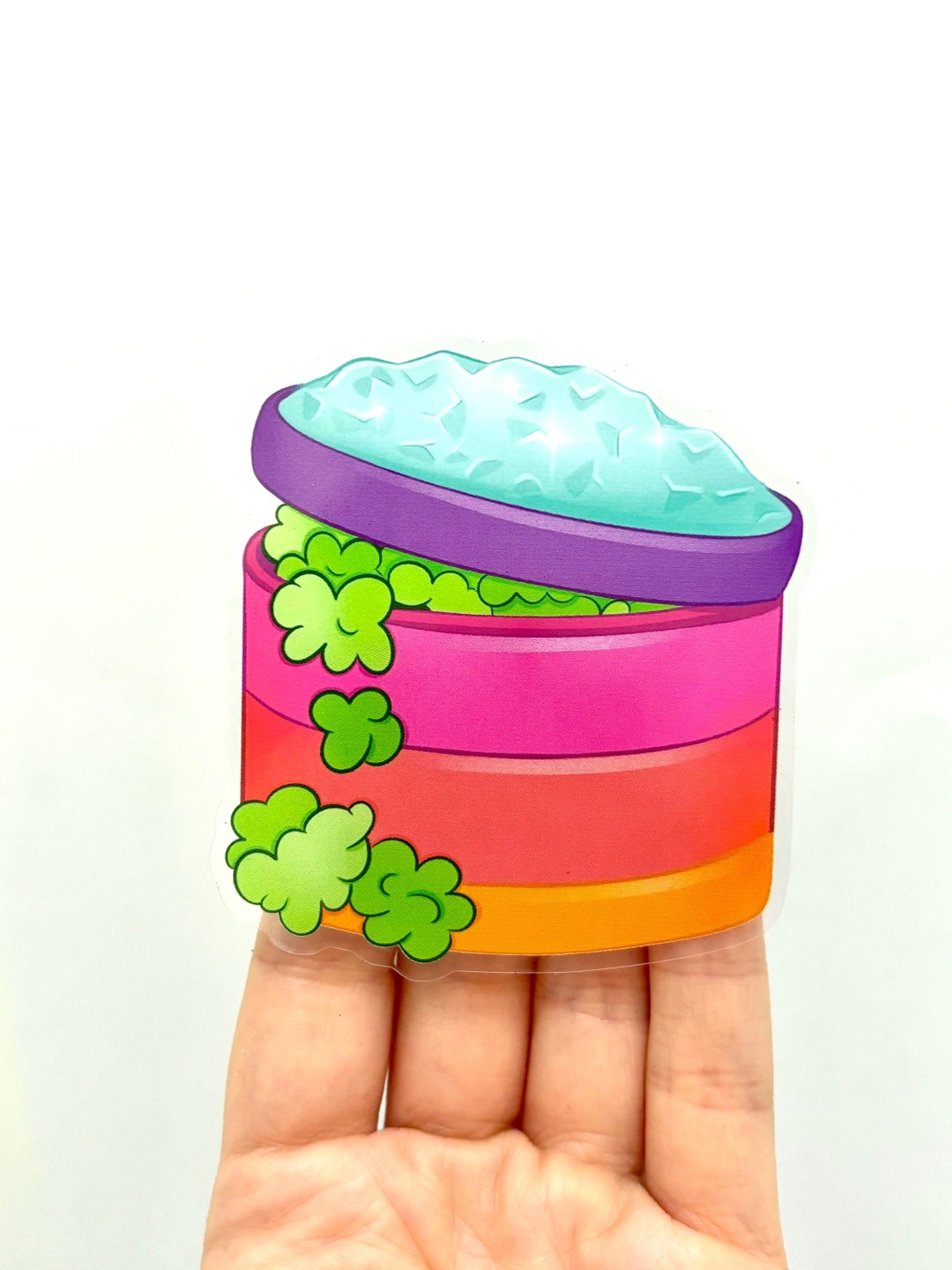 Neon Weed Stickers Weed Grinder Stoner Sticker Stoner Stickers Joint ...