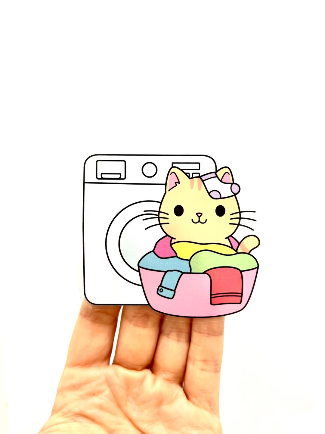 Household Chores Stickers Funny Cats Stickers Cute Kitty Stickers ...