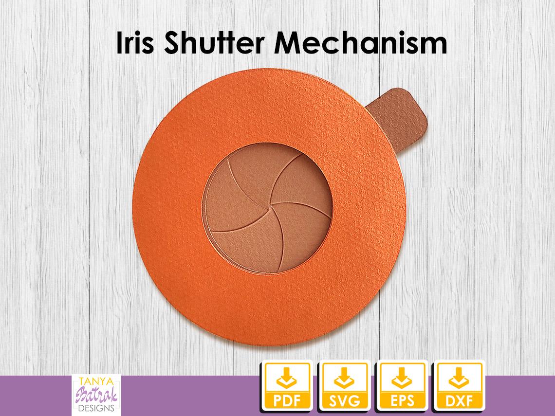 DIY Paper Iris Shutter Mechanism, SVG, Printable PDF Template ...