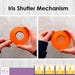 DIY Paper Iris Shutter Mechanism, SVG, Printable PDF Template ...