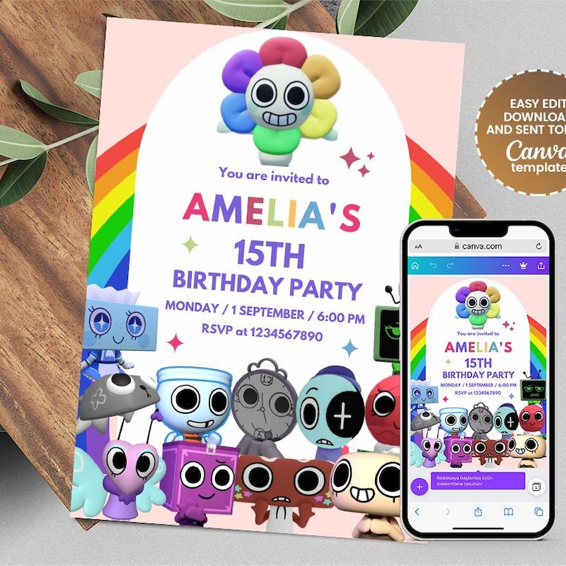 Dandy World Birthday - Etsy