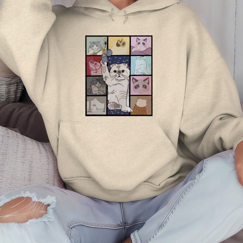 Cat Print Jacket - Etsy