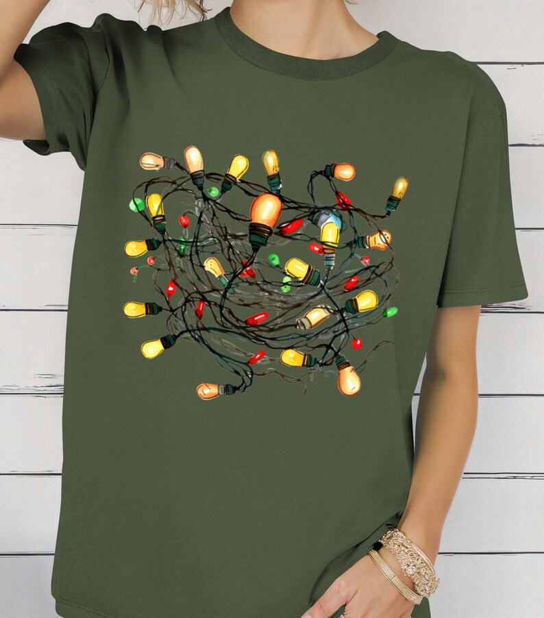 Funny Christmas Lights Shirt, Christmas Shirt, Christmas Outfit ...