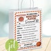 EDITABLE Basketball Survival Kit, Basketball Player Gift, Team Kids ...