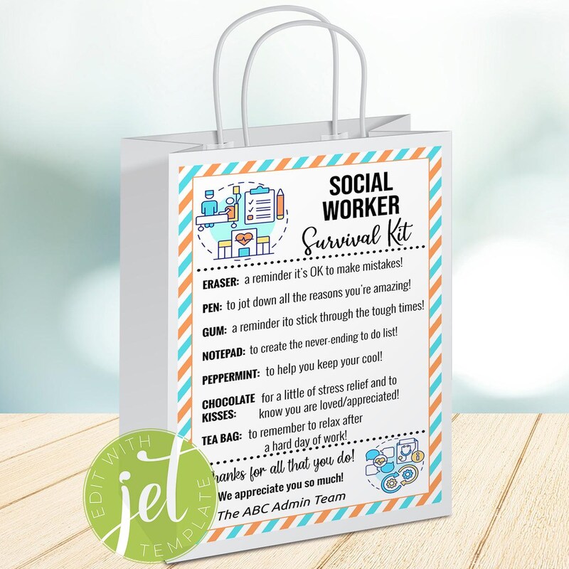 Social Work Survival Kits - Etsy