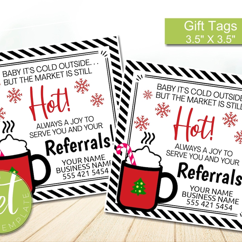 Hot Chocolate Marketing Tag - Etsy