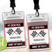 Editable Pit Crew Pass, Racing Pit Crew Party, Printable Pit Crew Badge ...