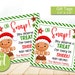 Editable Gingersnap Cookie Gift Tag, Gingerbread Christmas Gift, Oh ...
