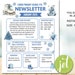 EDITABLE January Pto,pta Newsletter Template, Jettemplate Winter PTO ...