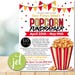 Editable School Popcorn Fundraiser Event Flyer, Popcorn Template ...