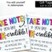 Editable Pen Thank You Gift Tags, Take Note You Are Ink-credible ...