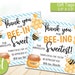 Editable Bee Theme Appreciation Gift Tag, Thank You for Bee-ing the ...