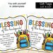 Editable Backpack Blessing Gift Tags, Church Printable, Backpack Tags ...