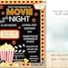 EDITABLE Movie Night Flyer, Printable PTA PTO Flyer, School Church ...