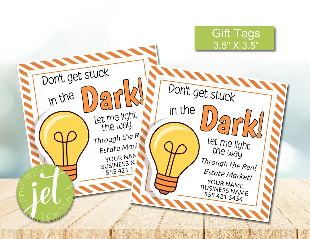 Editable Light Themed Pop-by Tags, Realtor, Referral, Real Estate ...