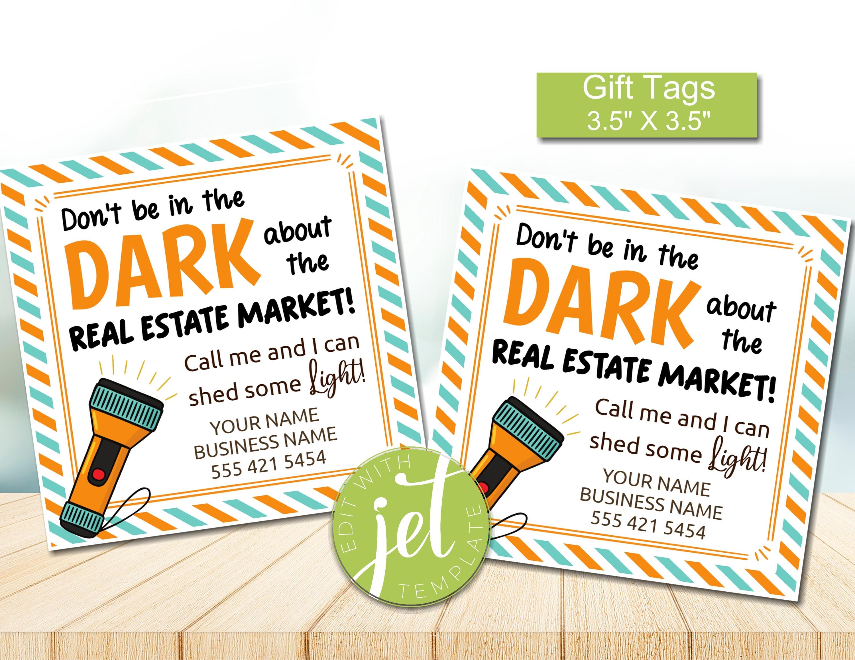 Editable POP BY for Realtors, Flashlight, Referral Gift Realtor, Real ...