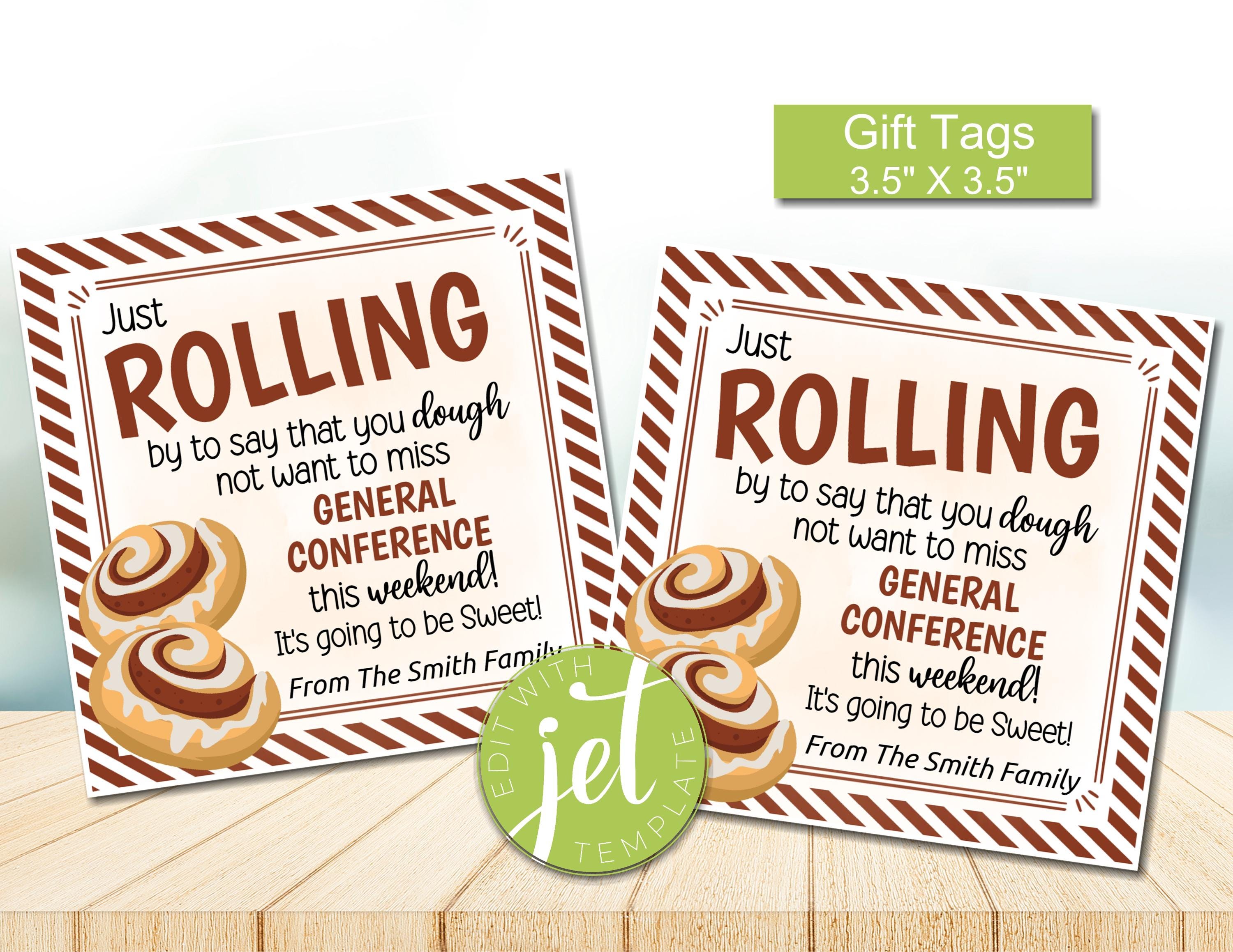 Editable LDS General Conference Treat Tag, Primary General Conference ...
