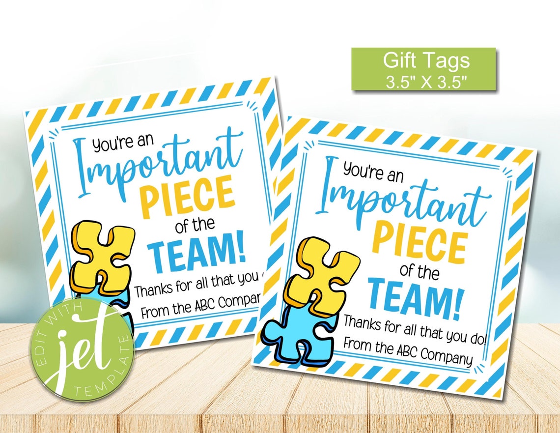 Editable Administrative Professionals Day Gift Tag, Employee ...