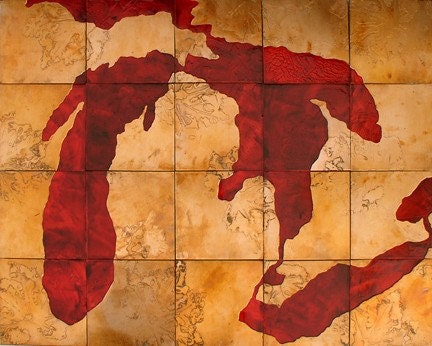 Custom LARGE Copper Map Art of Your Location - Etsy