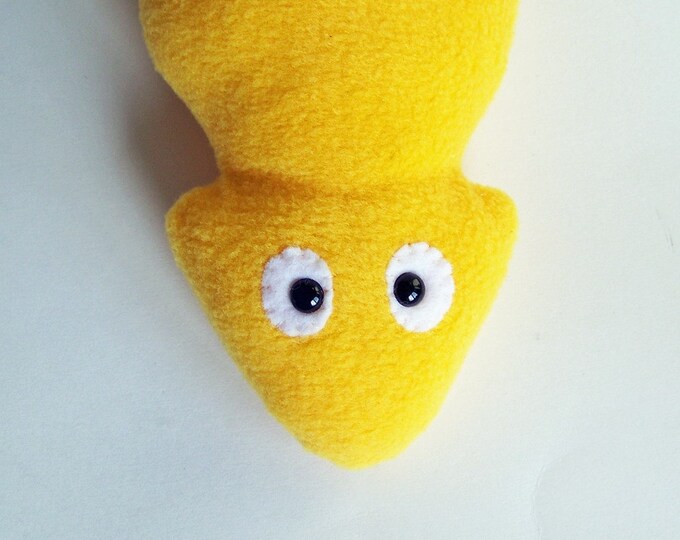 Planarian Plush Soft Sculpture - Yellow - Etsy