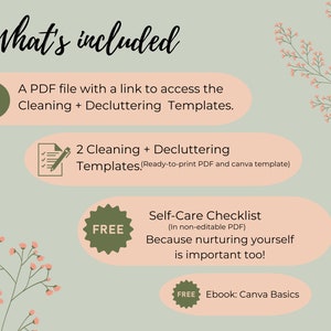 Ultimate Cleaning Checklist Editable Declutter Checklist Printable ...