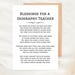 Geography Teacher Christian Blessing Poem: Faith-based Gift (PDF & JPG ...