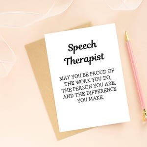 Speech Therapist Gift Printable SLP Wall Art Speech Language ...