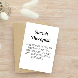 Speech Therapist Gift Printable SLP Wall Art Speech Language ...