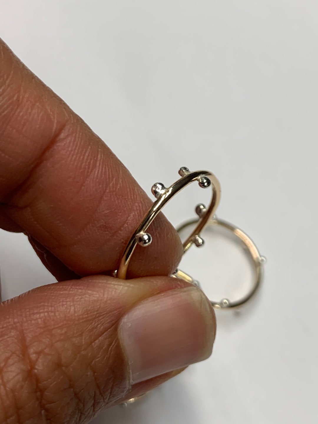 One Bulb Ring in Sterling Silver And/or 14k Goldfilled - Etsy