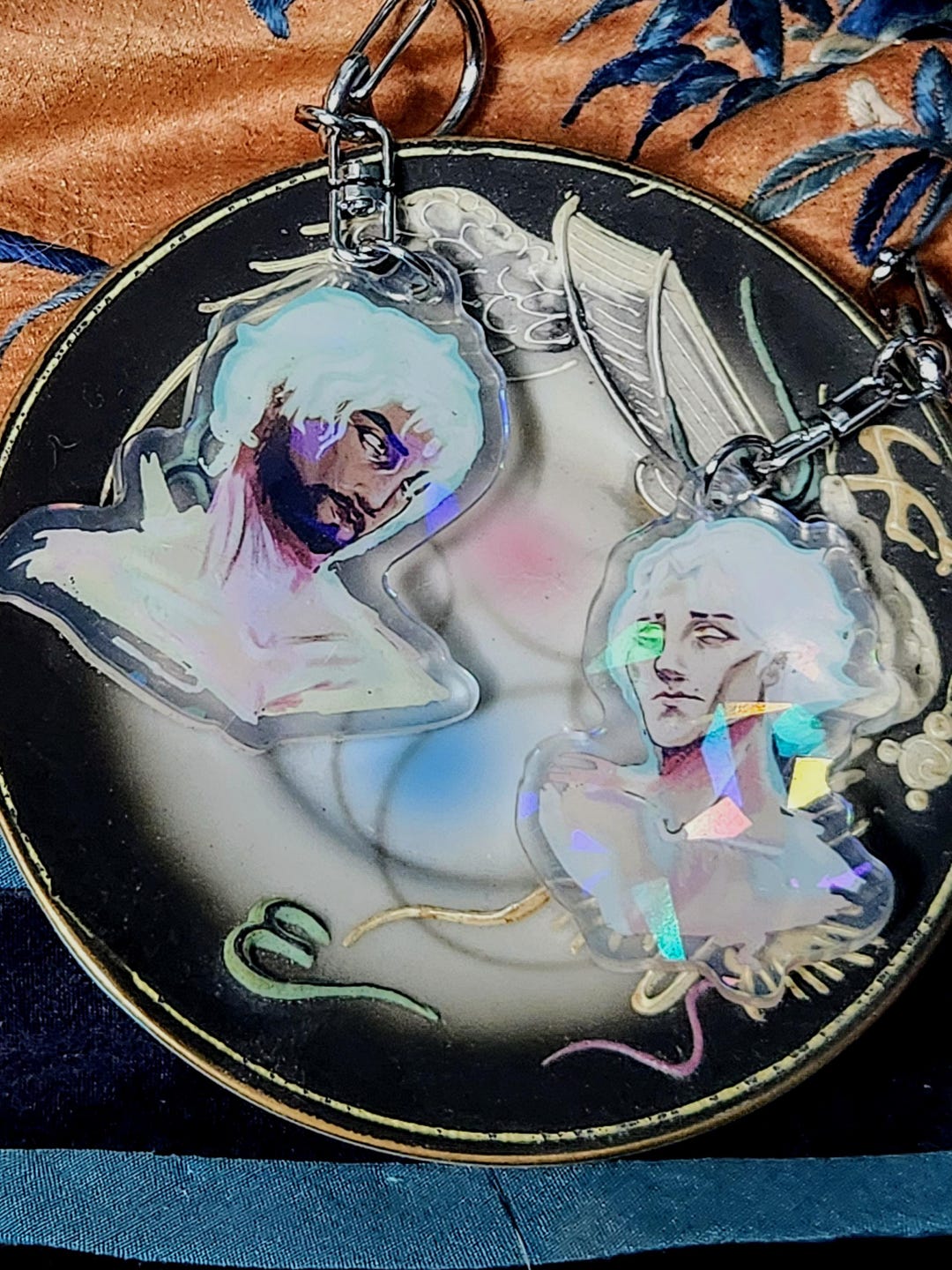 Jayvik (jayce and Viktor) Holographic Arcane Keychains - LOW STOCK - Etsy