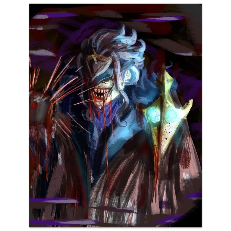 Dottore Fatui Genshin Impact Horror Art Print - Etsy