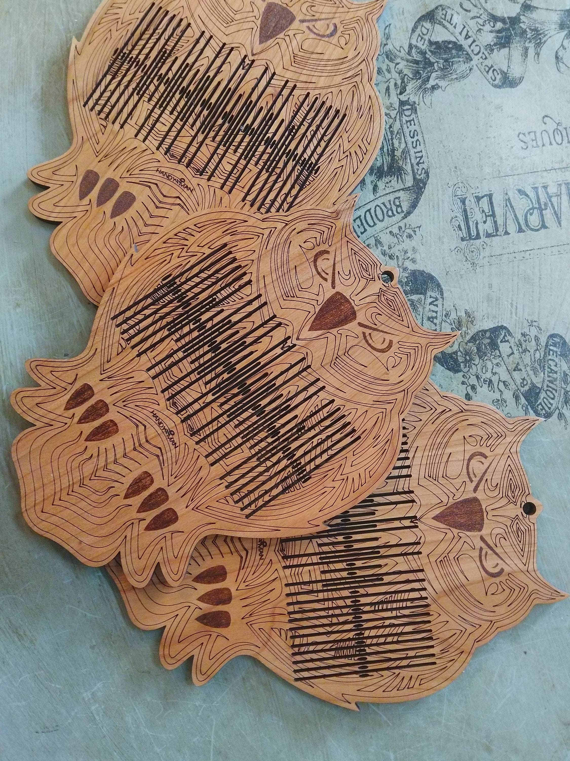 Owl Backstrap Heddle W/ Shuttle | Etsy