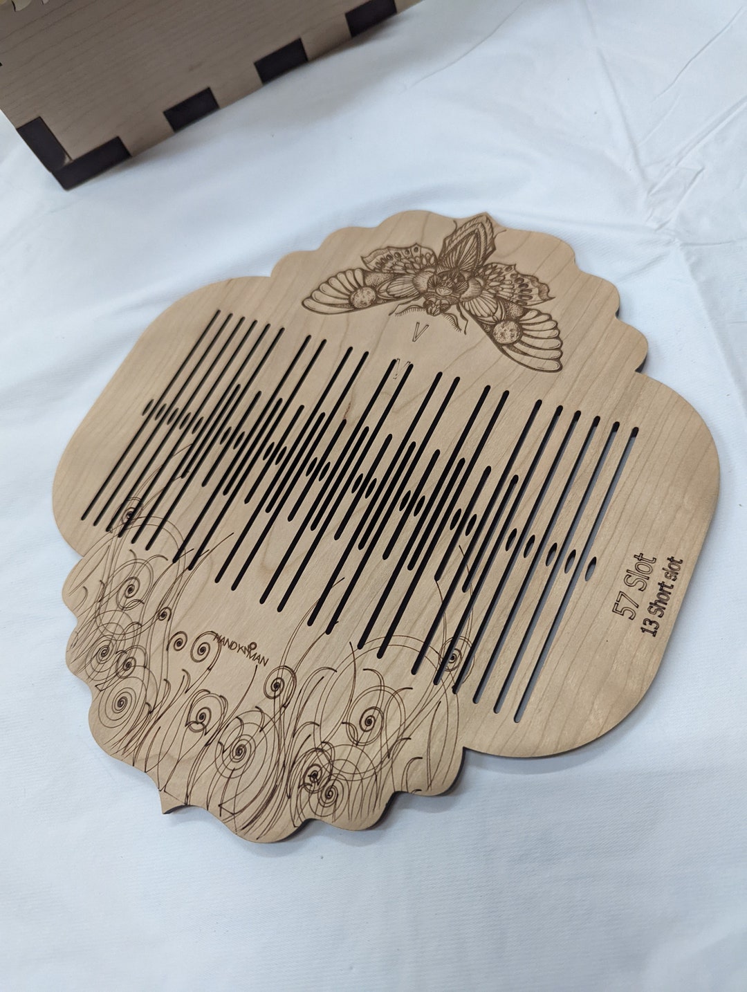 Large Cherry Backstrap Heddle Solid Wood - Etsy