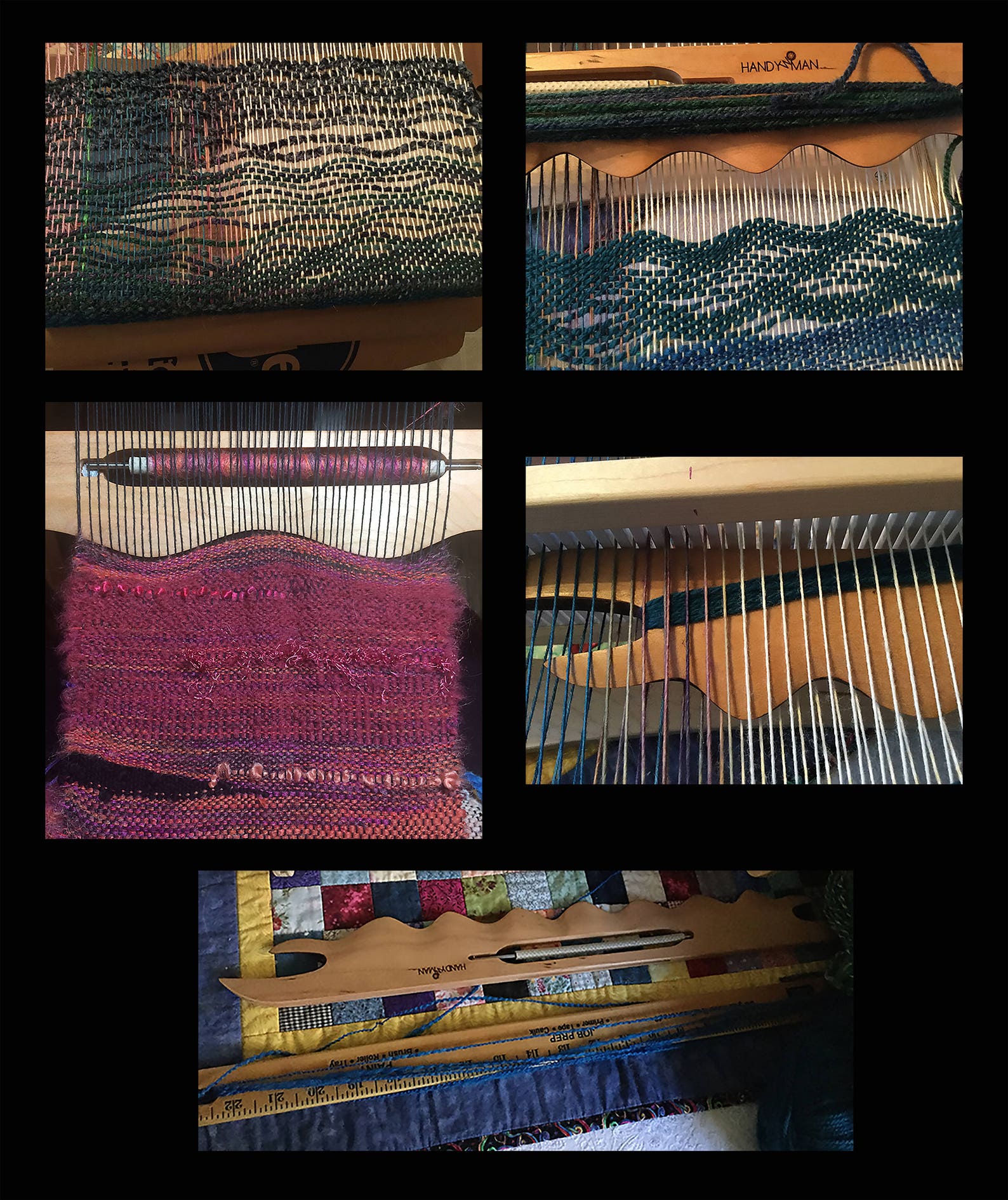 Handywoman 24 Engraved Pattern Stick Shuttles | Etsy