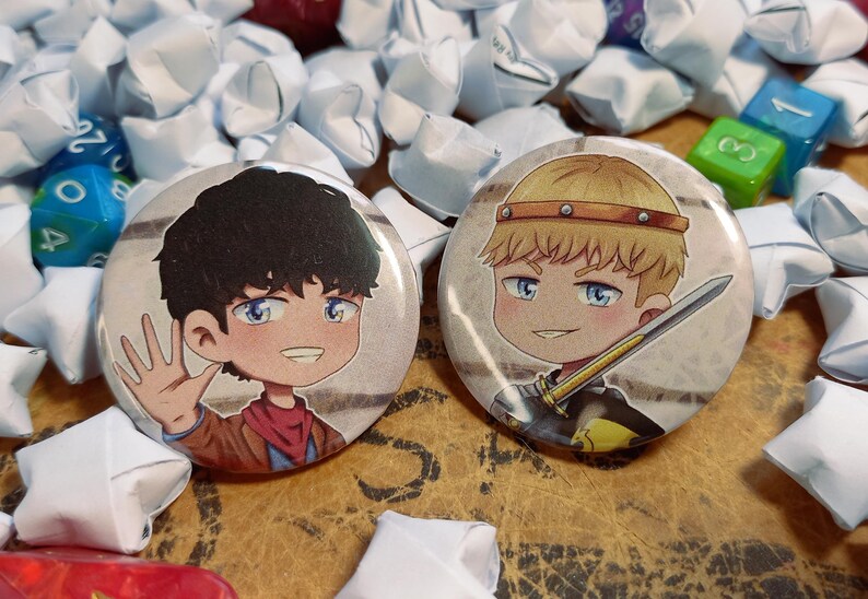 Knight and Magic Badges - Etsy