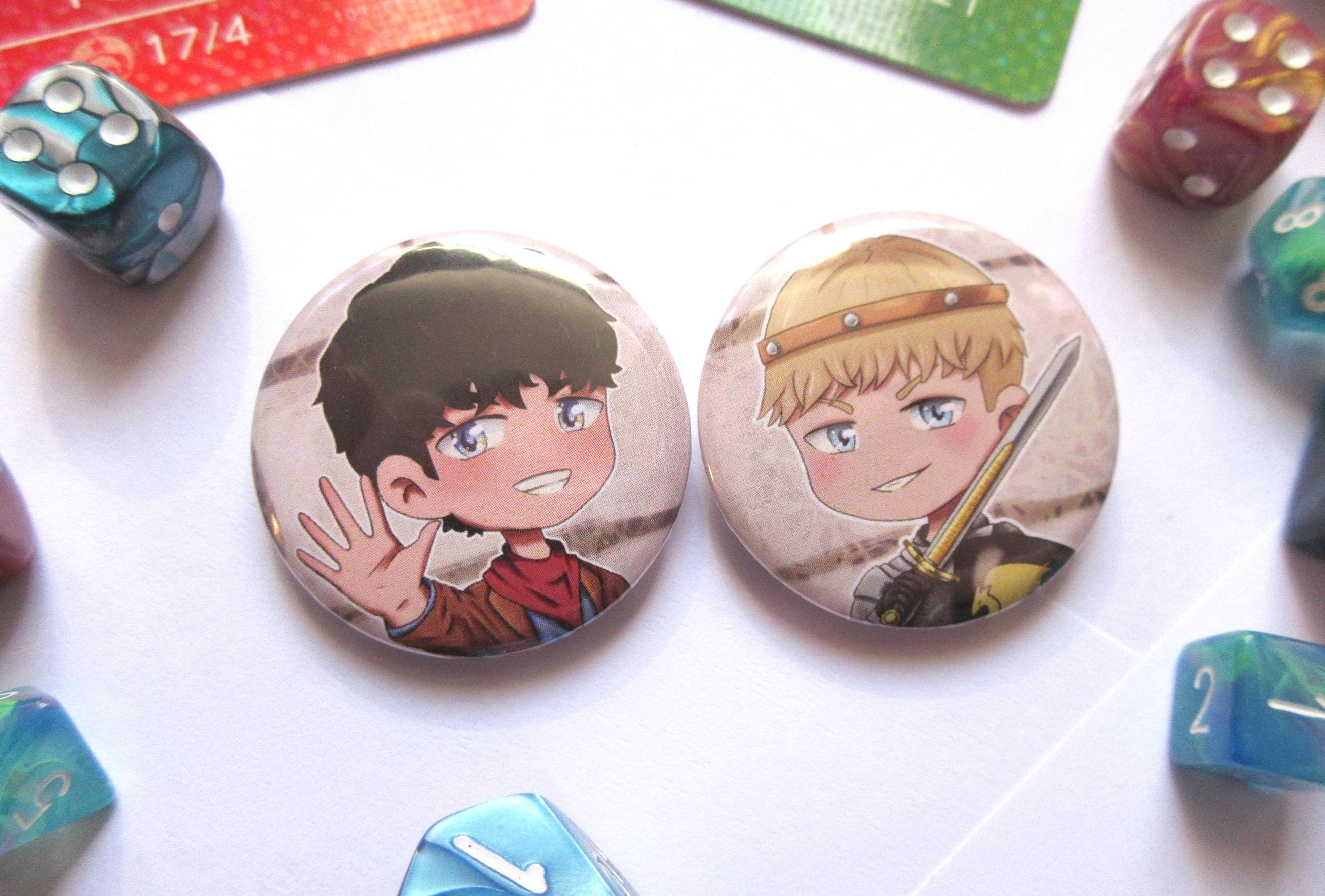 Knight and Magic Badges - Etsy