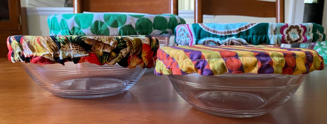 Reusable PUL Lined Cloth Bowl Covers - Etsy