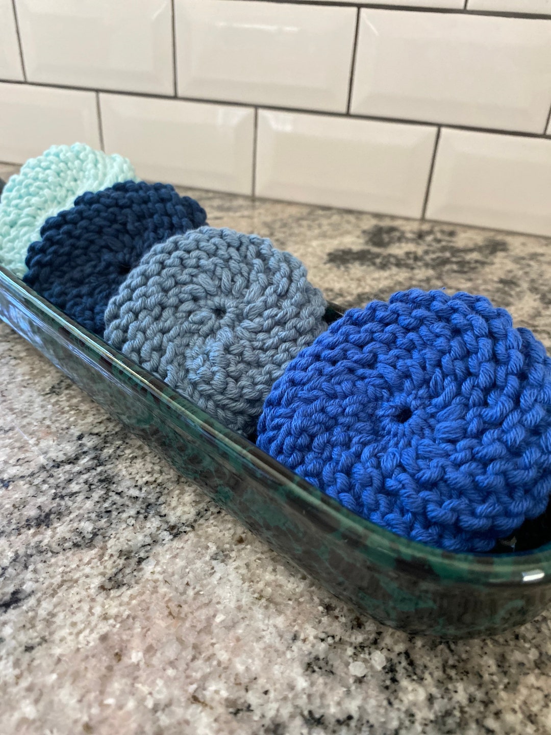 Hand Knit Cotton Face Scrubbie: Reusable Makeup Remover - Etsy