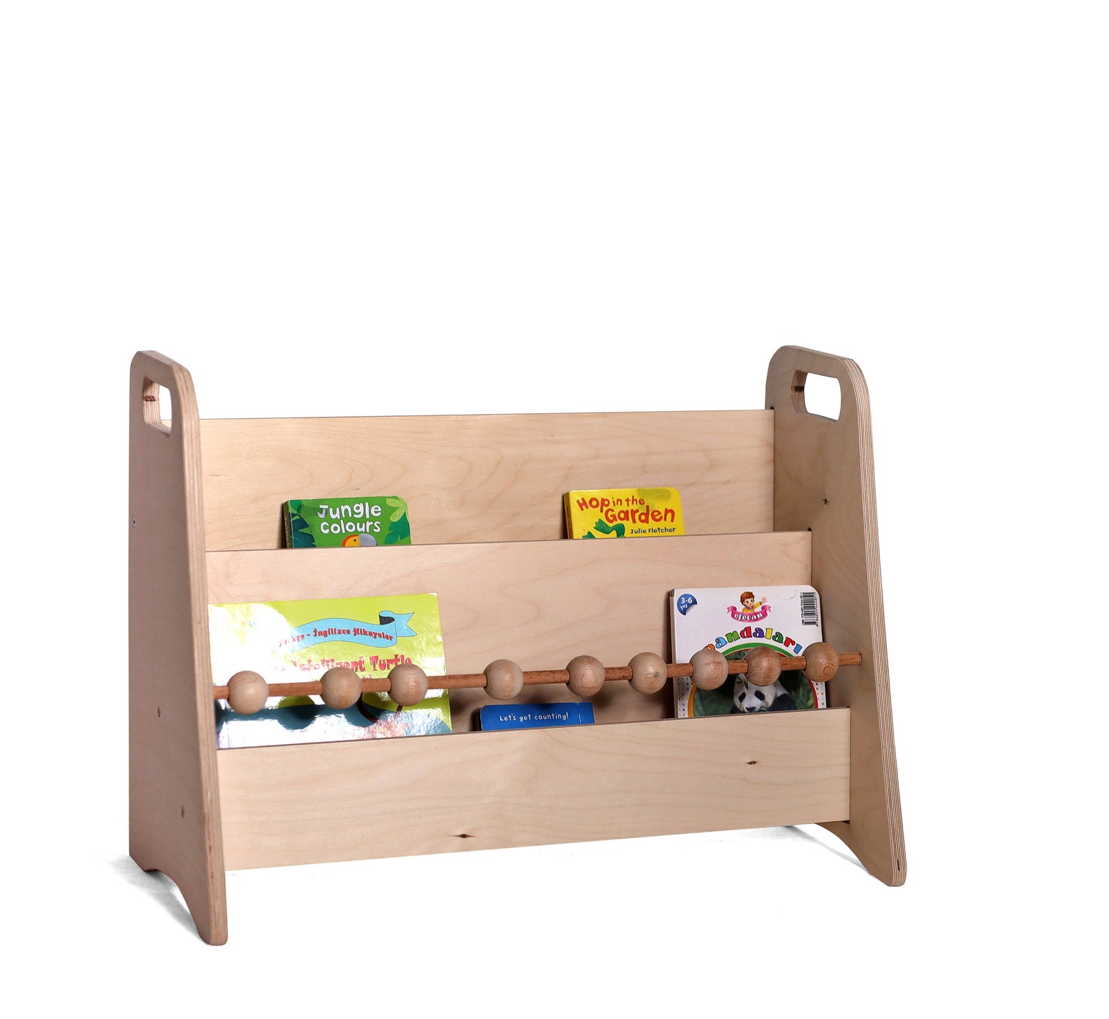 Montessori Bookcase, Bookcase for Child, Nursery Bookshelf ...