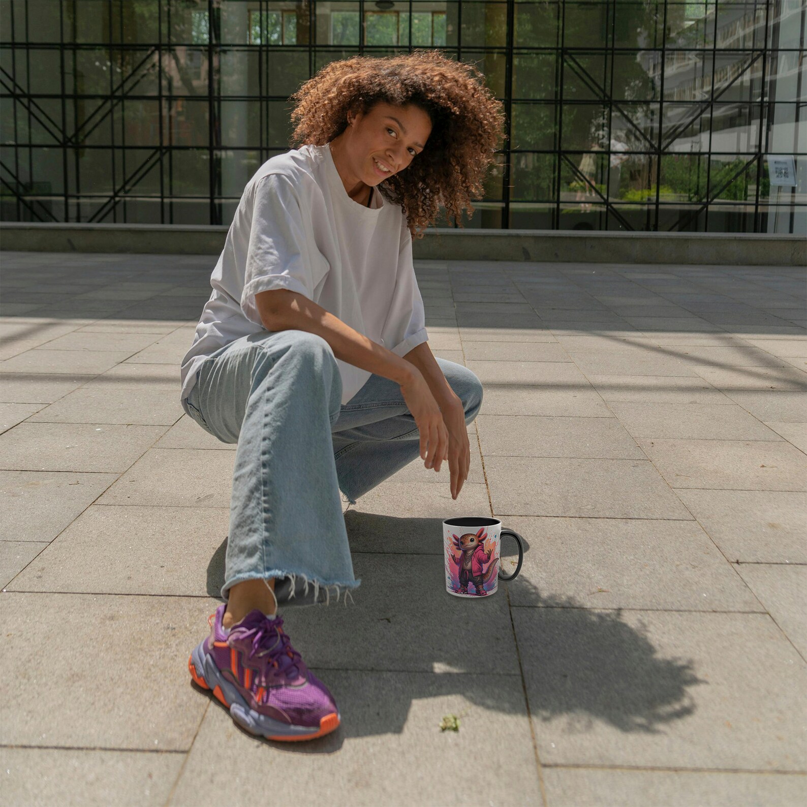 Design for Axolotl Hip Hop Mug. PNG Axolotl Hip Hop. Cute Axolotl ...