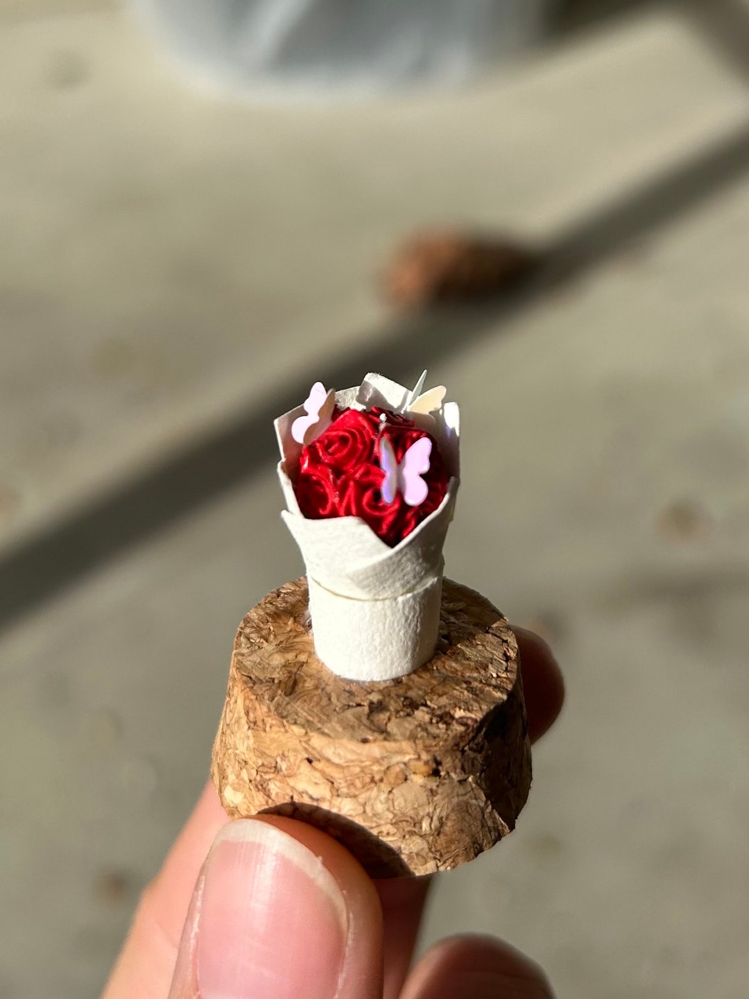 Red Roses/ Paper Flower/ Quill Flower/ Bouquet of Roses/ Quilled Rose ...