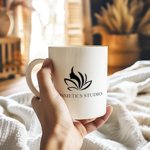 Personalized Logo Coffee Mug, Custom Company Office Mug Team Gift for ...